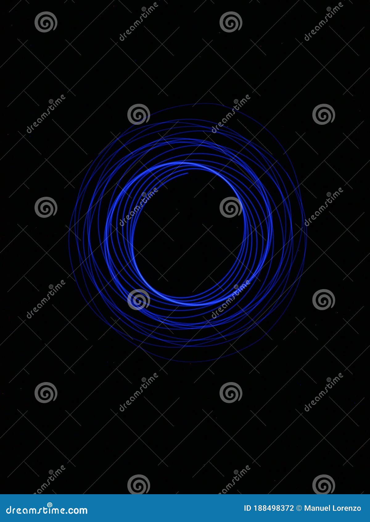Light Abstract Forms Symmetrical Round Different Colors Stock ...