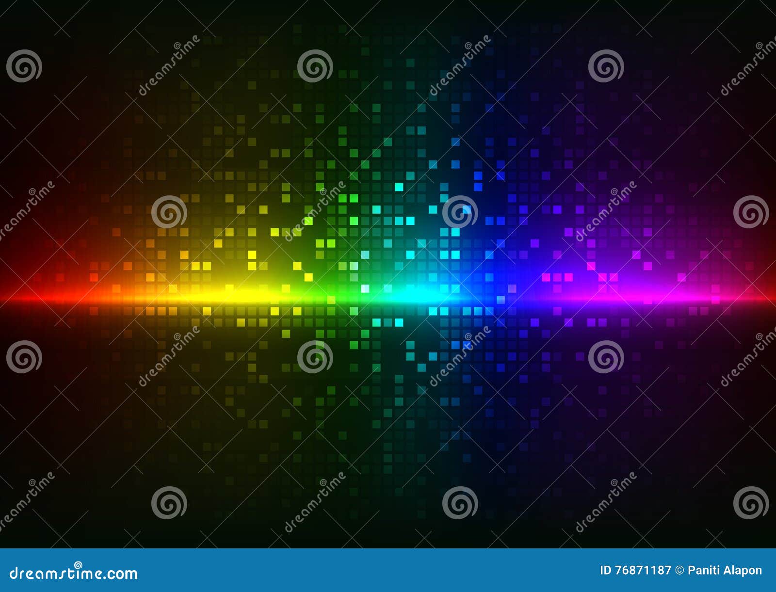Light Abstract Pixels Technology Background Stock Vector - Illustration ...