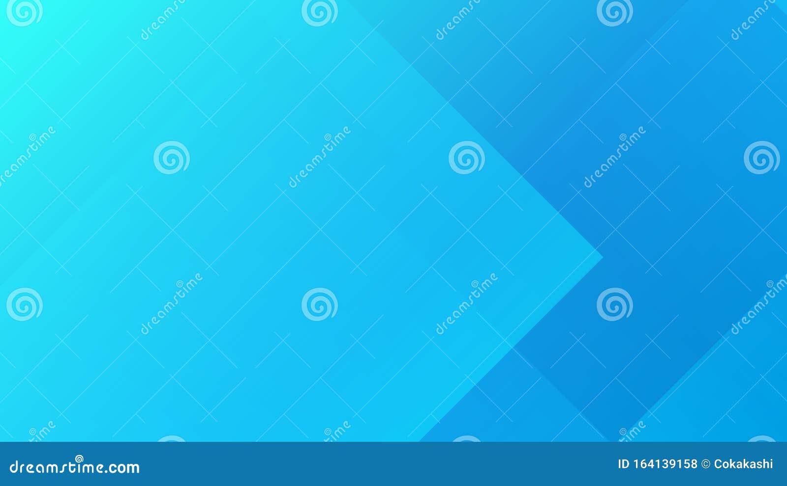 Light Abstract Polygon on Blue Gradient Background. Stock Illustration ...