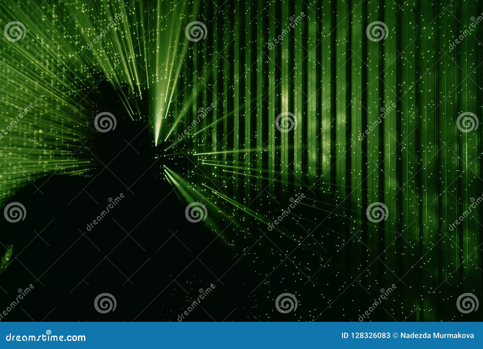 Light Abstract Projection. Colorful Light Rays Stock Illustration ...