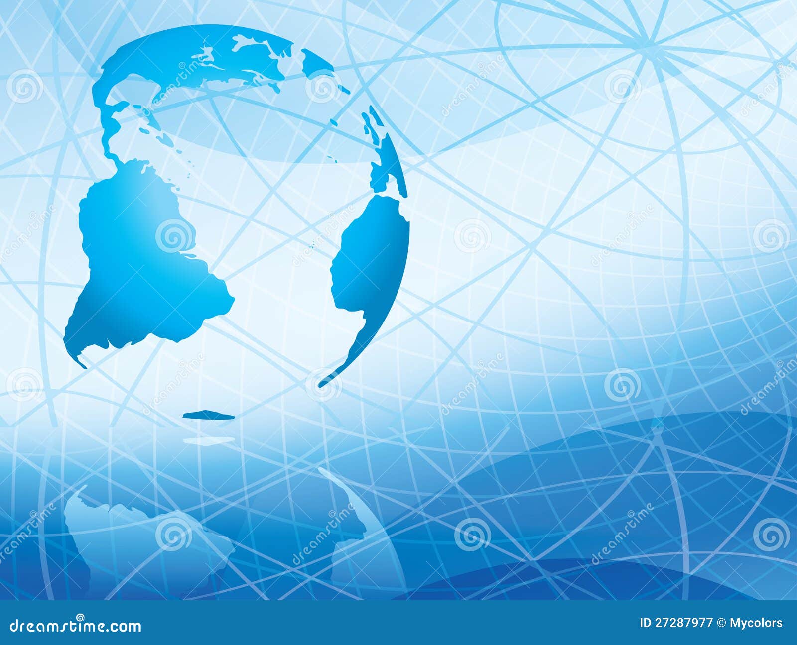 Light Abstract Vector Background with Continents Stock Vector ...