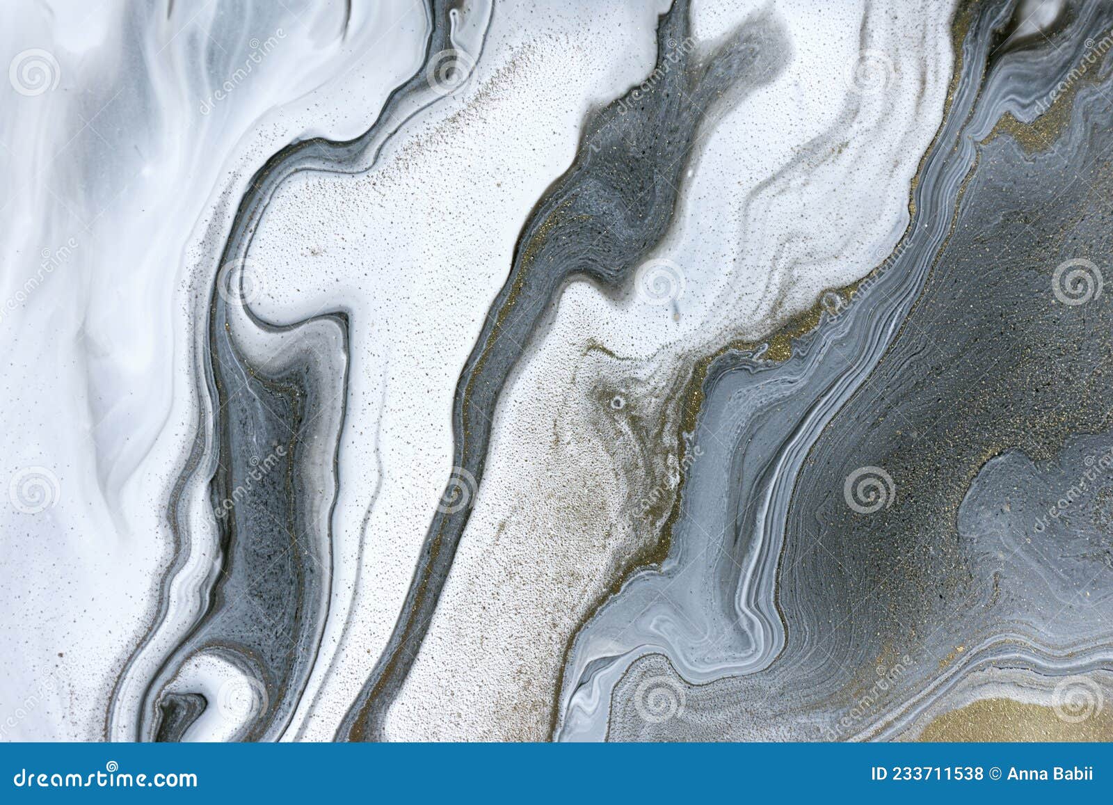 Light Abstract White, Black and Gold Marble Texture. Stock Photo ...