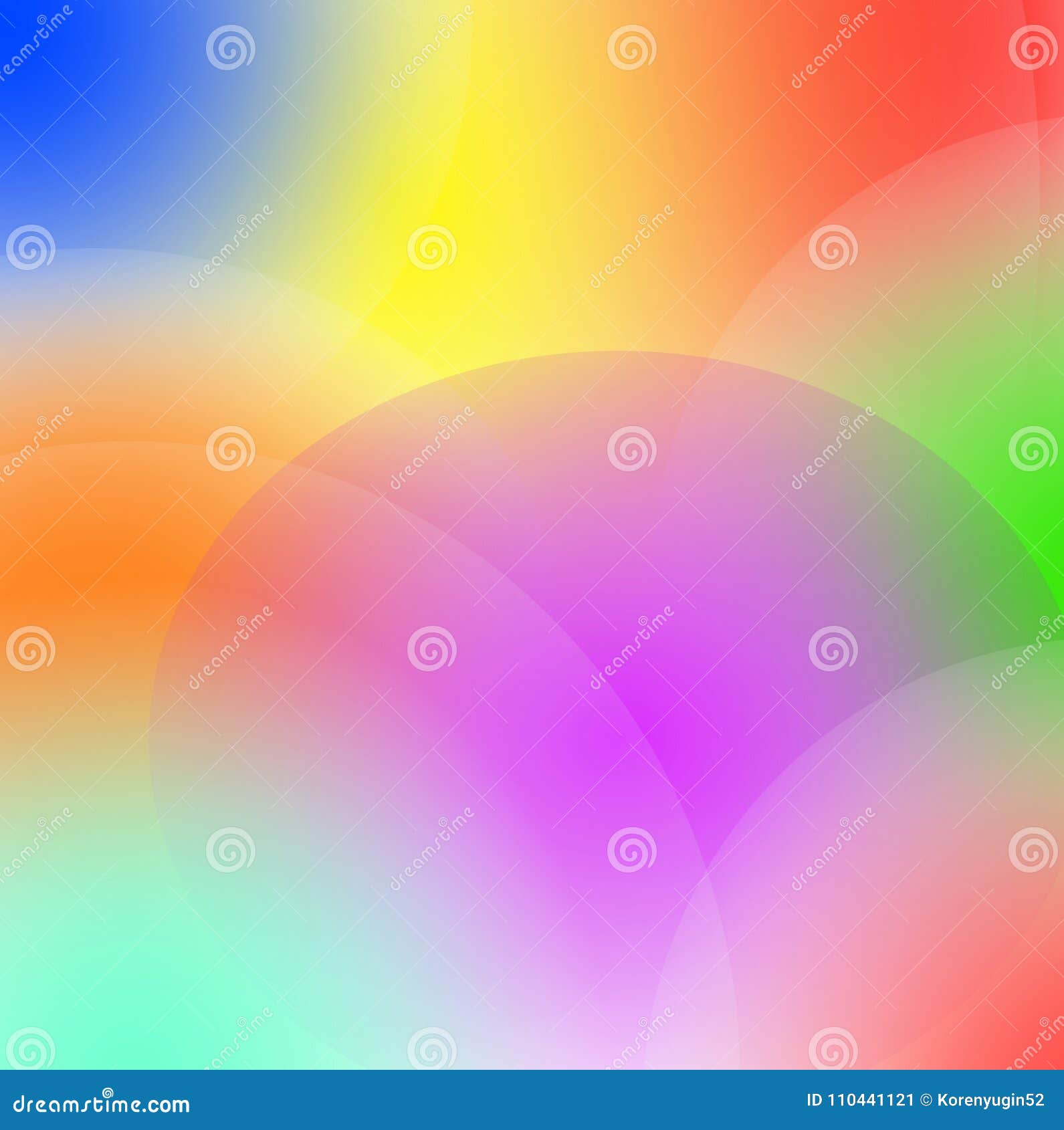 Light Abstraction. Blurred Multicolor Rainbow Background Stock Vector ...