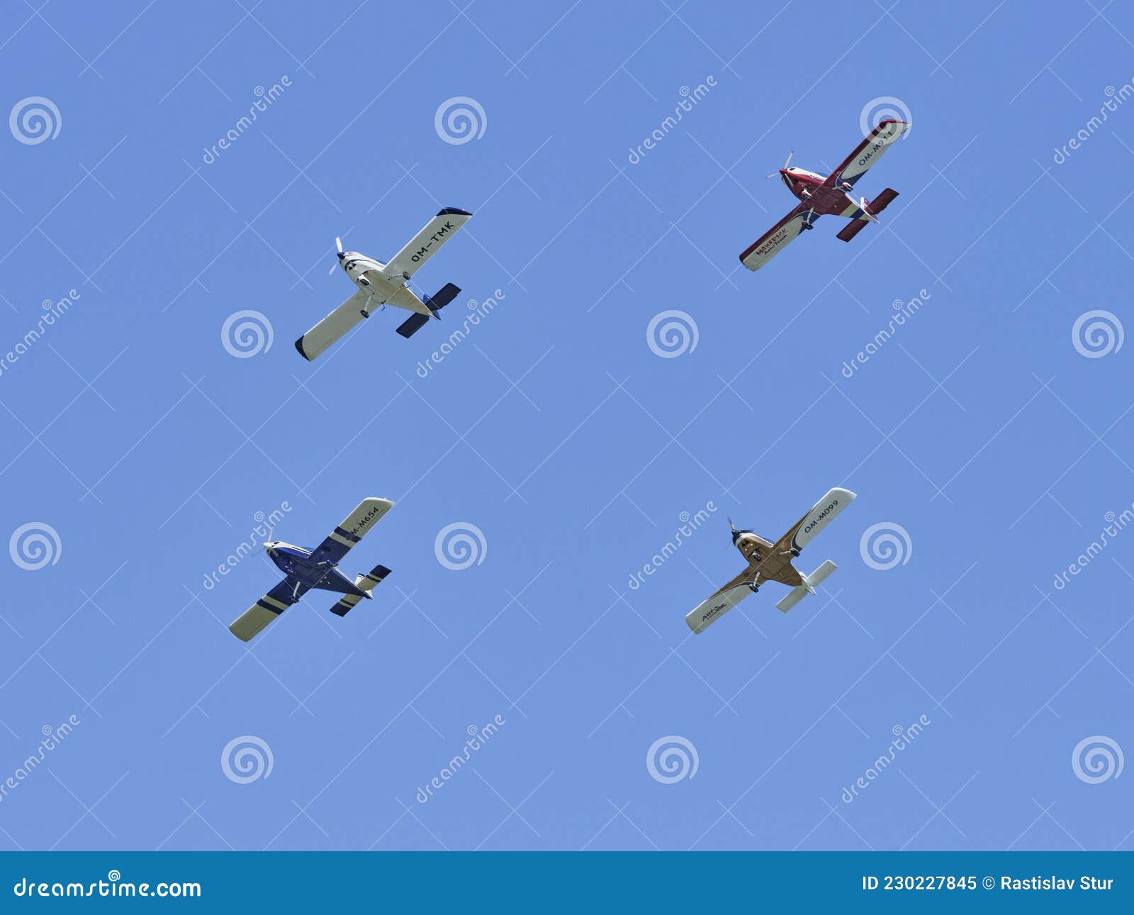 Light Aerobatic Aircraft in Close Flight Editorial Image - Image of ...