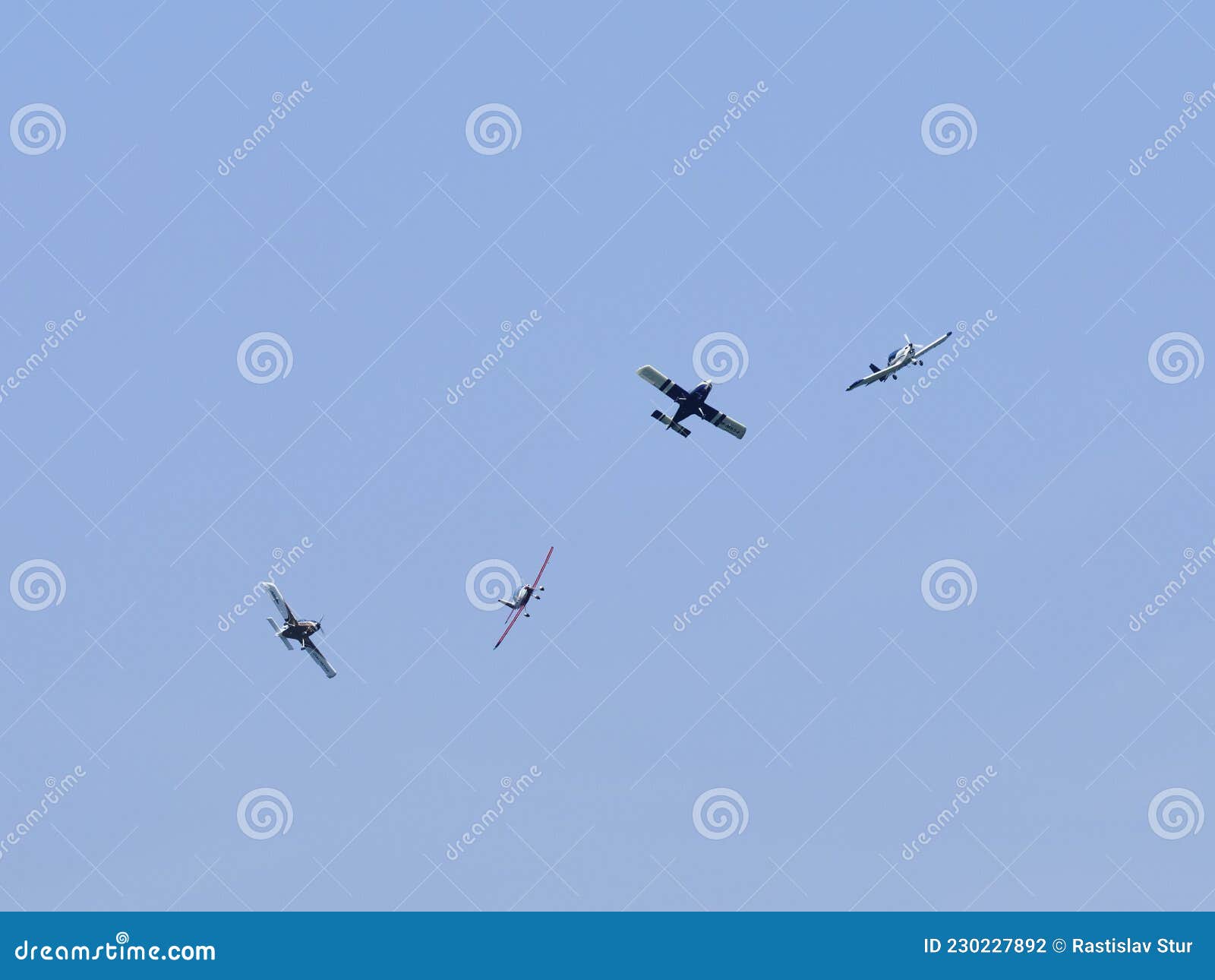 Light Aerobatic Aircraft in Close Flight Editorial Photography - Image ...