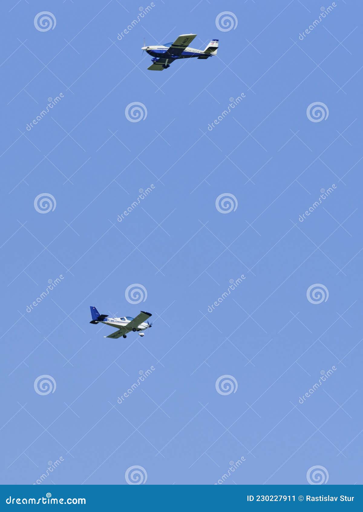 Light Aerobatic Aircraft in Close Flight Editorial Photo - Image of ...