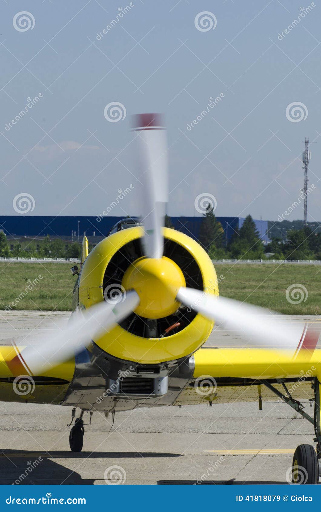 Light aircraft propeller stock image. Image of aircraft - 41818079