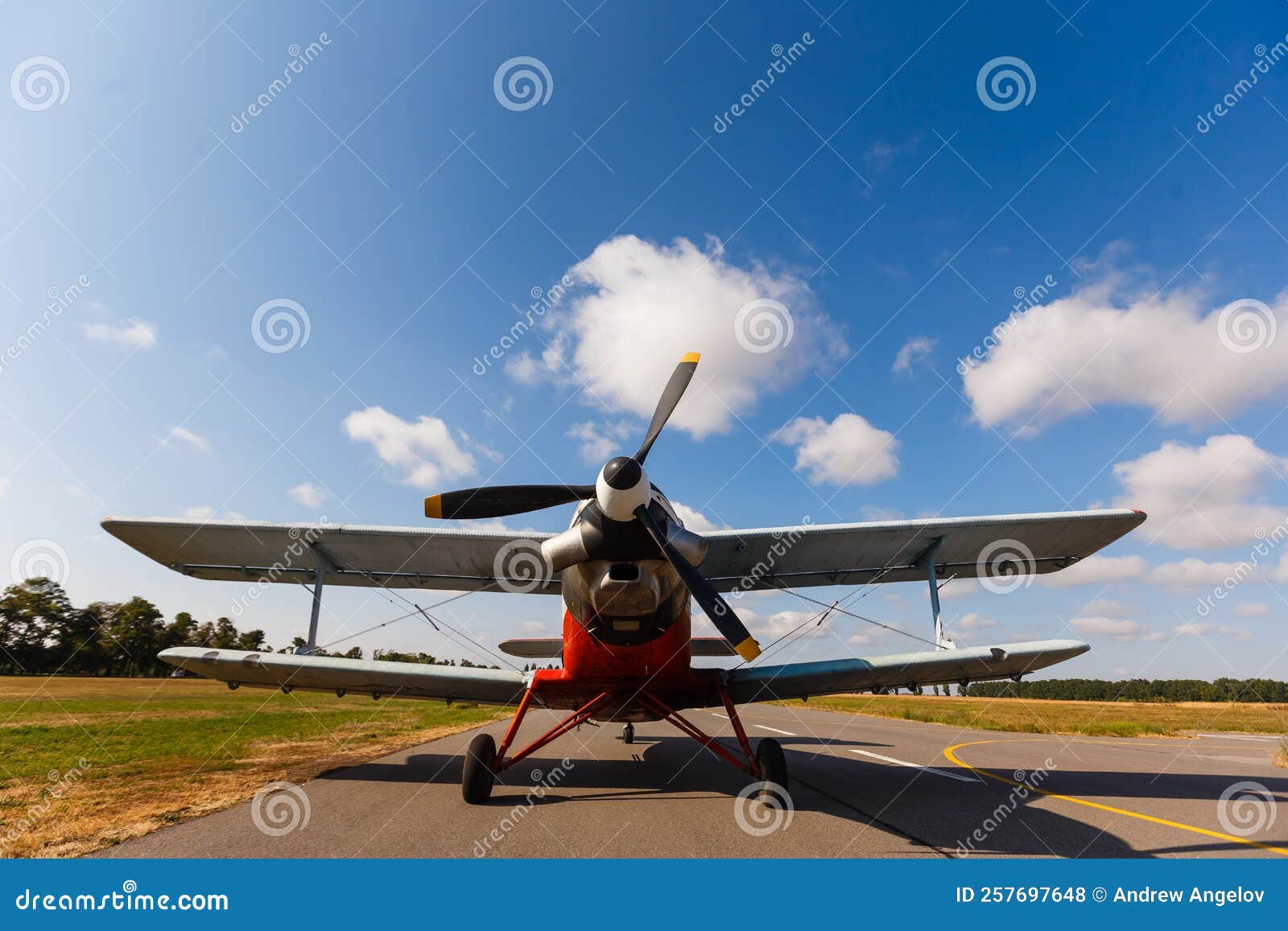 Light Aircraft Returning To Land after Dropping Stock Photo - Image of ...