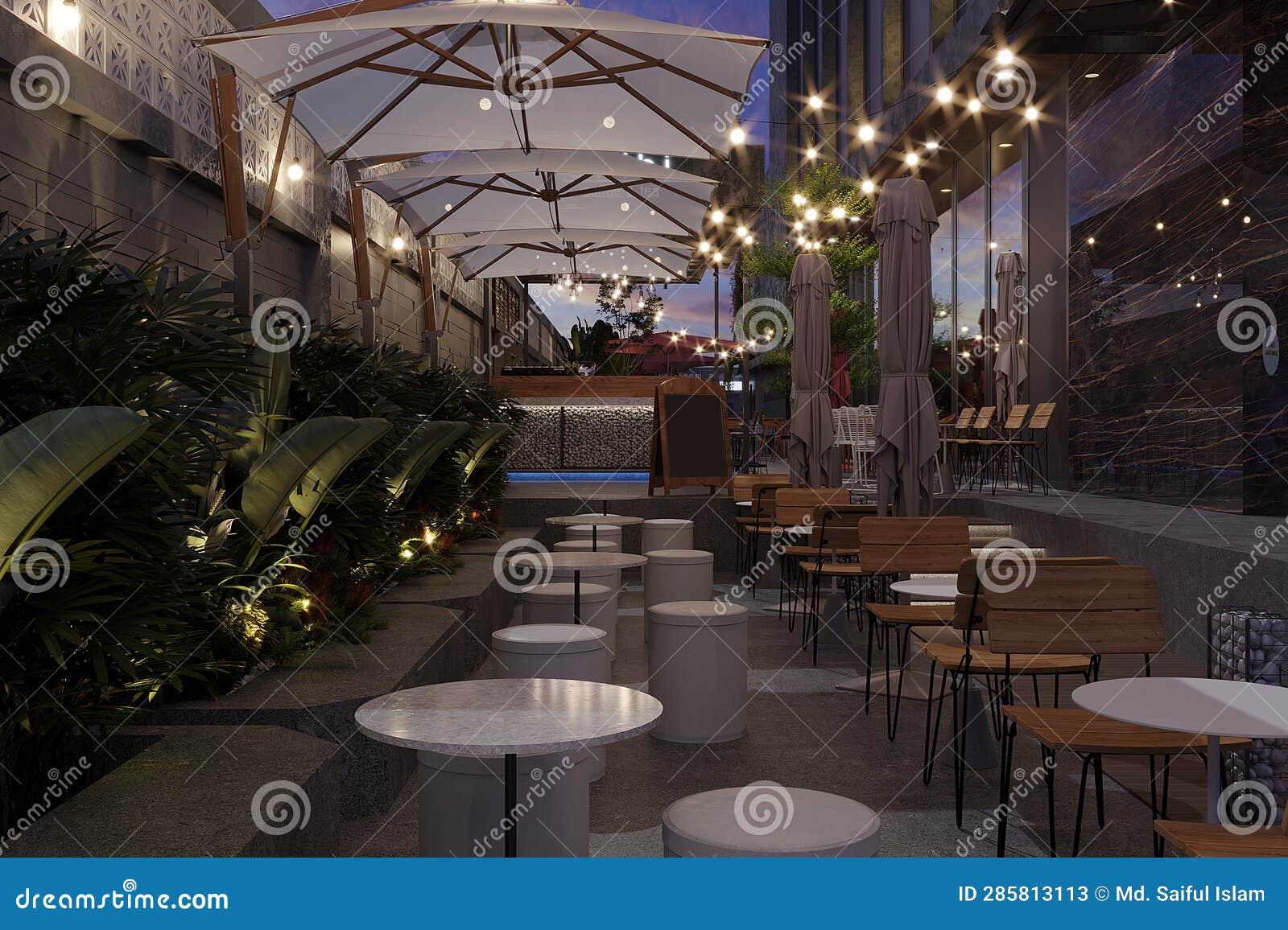 Light and Airy Designing Restaurant Interiors with a Sky-Inspired ...