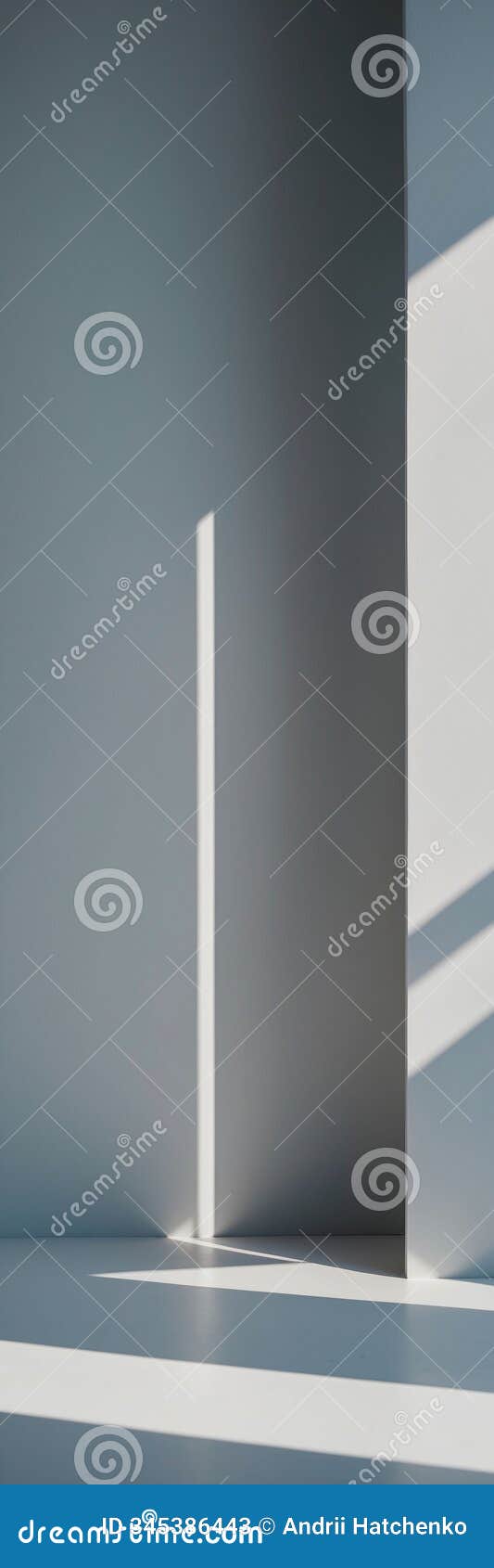 Light Airy Gray Background with a Faint Vertical Shadow Stock ...