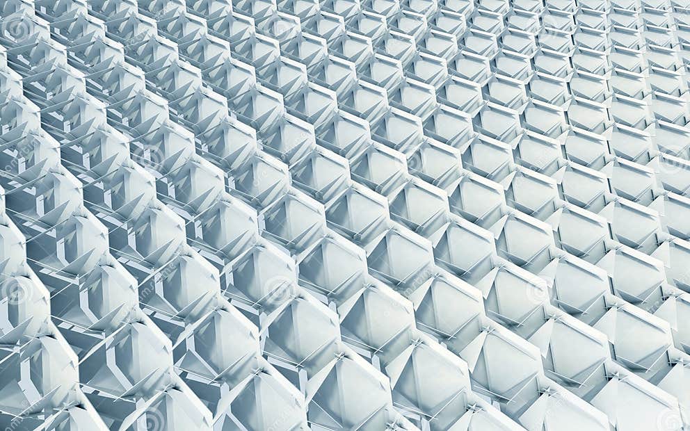 Light Array stock illustration. Illustration of hexagonal - 19580522