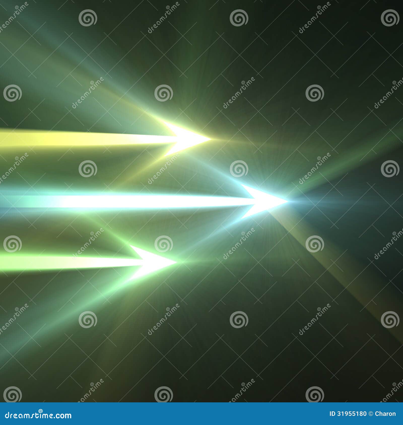 Light Arrow Speed Bright Flare Stock Photo - Image of creative ...