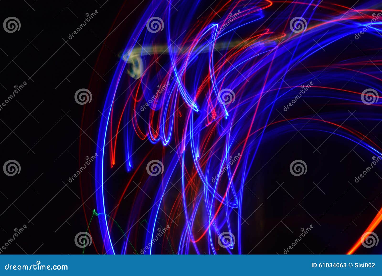 Light Art Red and Blue stock image. Image of still, speed - 61034063