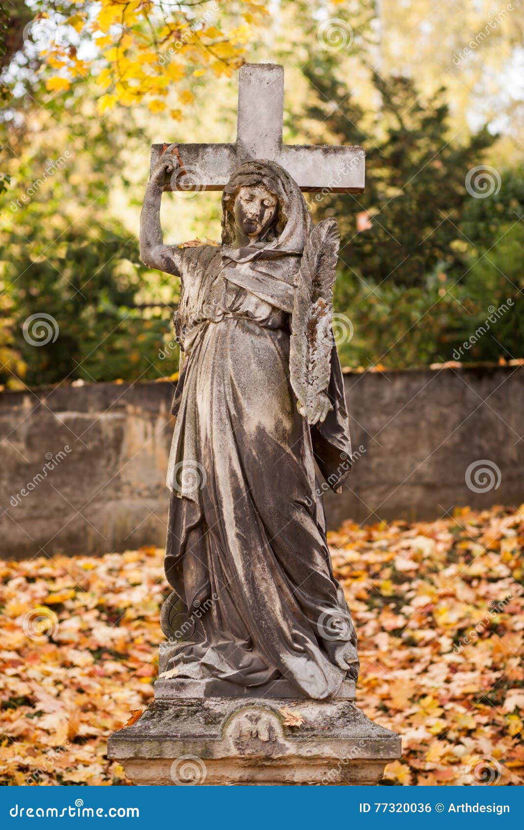 Light as a feather stock photo. Image of cemetery, gravestone - 77320036