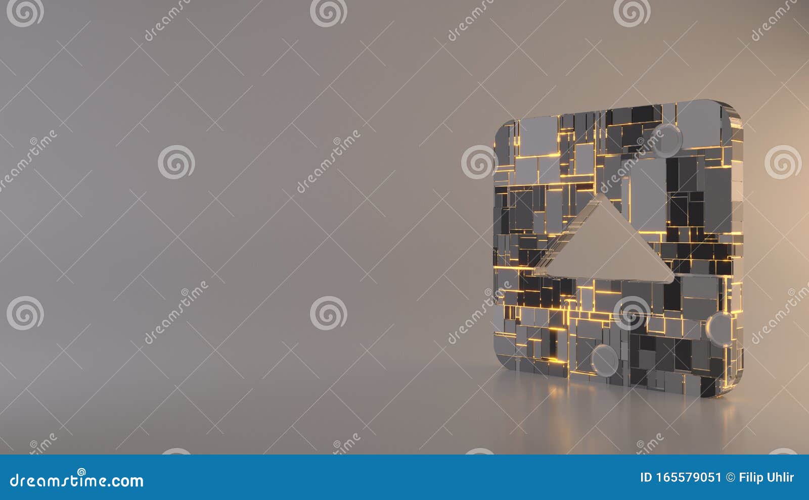 Light Background 3d Rendering Symbol of Caret Square Up Icon Stock ...