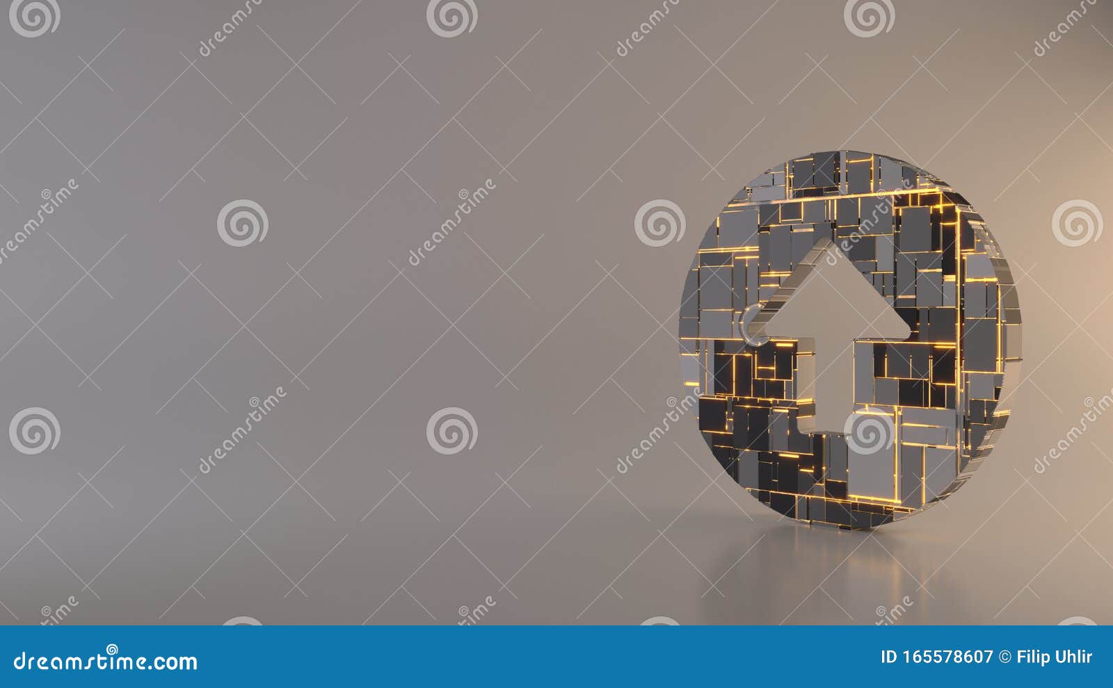 Light Background 3d Rendering Symbol of Up Arrow in Circle Icon Stock ...