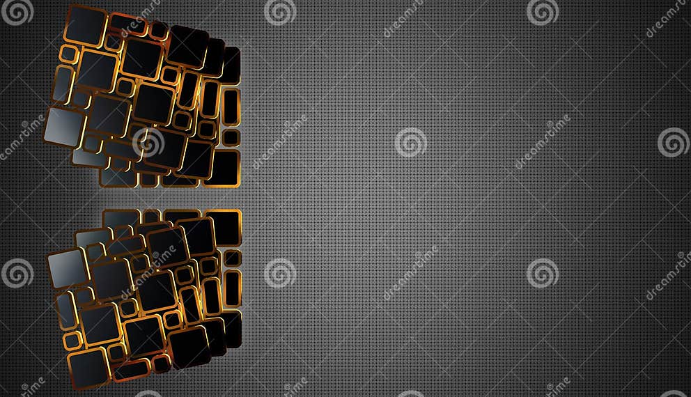 Light Background with Shapes on the Left Side, Pattern, Golden Frames ...