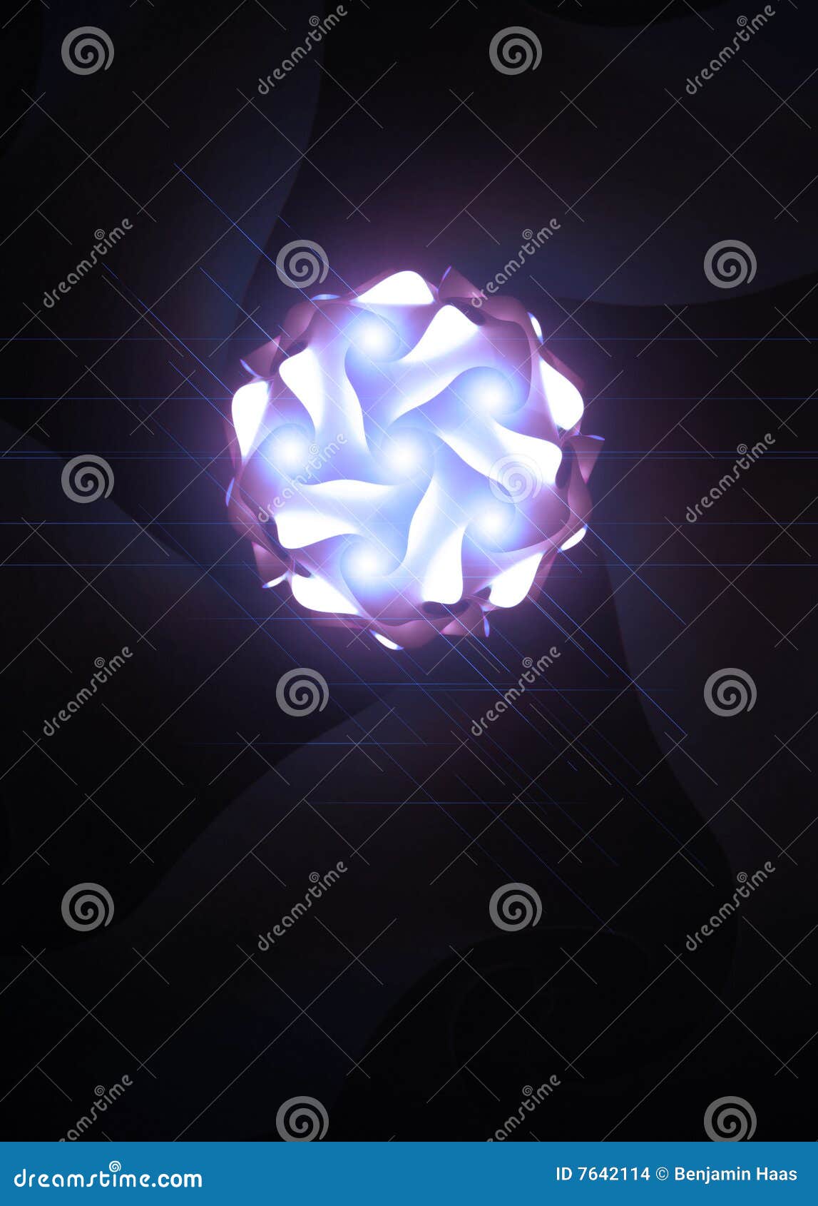 Light ball stock illustration. Illustration of grace, luminaire - 7642114
