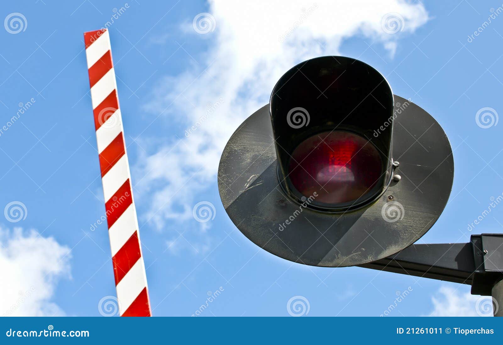 Light and barrier stock image. Image of signal, light - 21261011