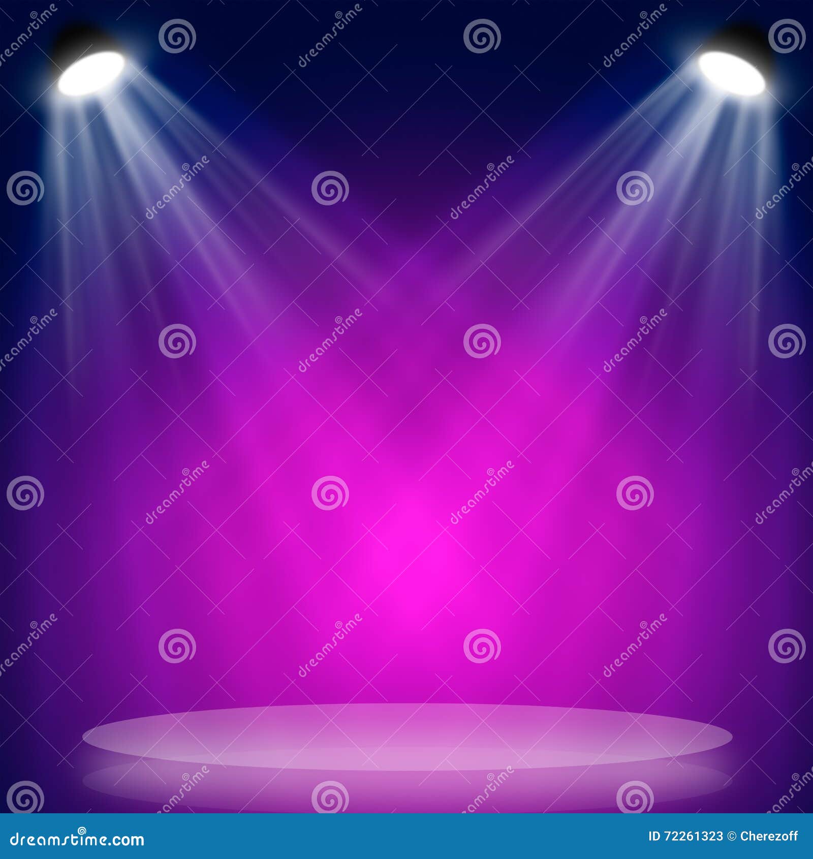 Light Beam Hitting at Surface Stock Illustration - Illustration of ...