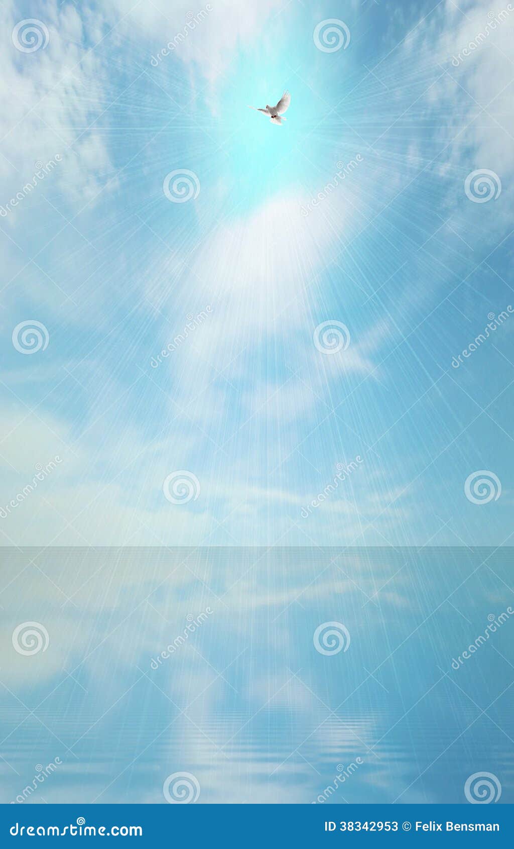 Light beam and holy spirit stock image. Image of spirituality - 38342953