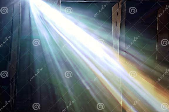 Light Beam a Beam of Light Piercing through the Air Stock Photo - Image ...