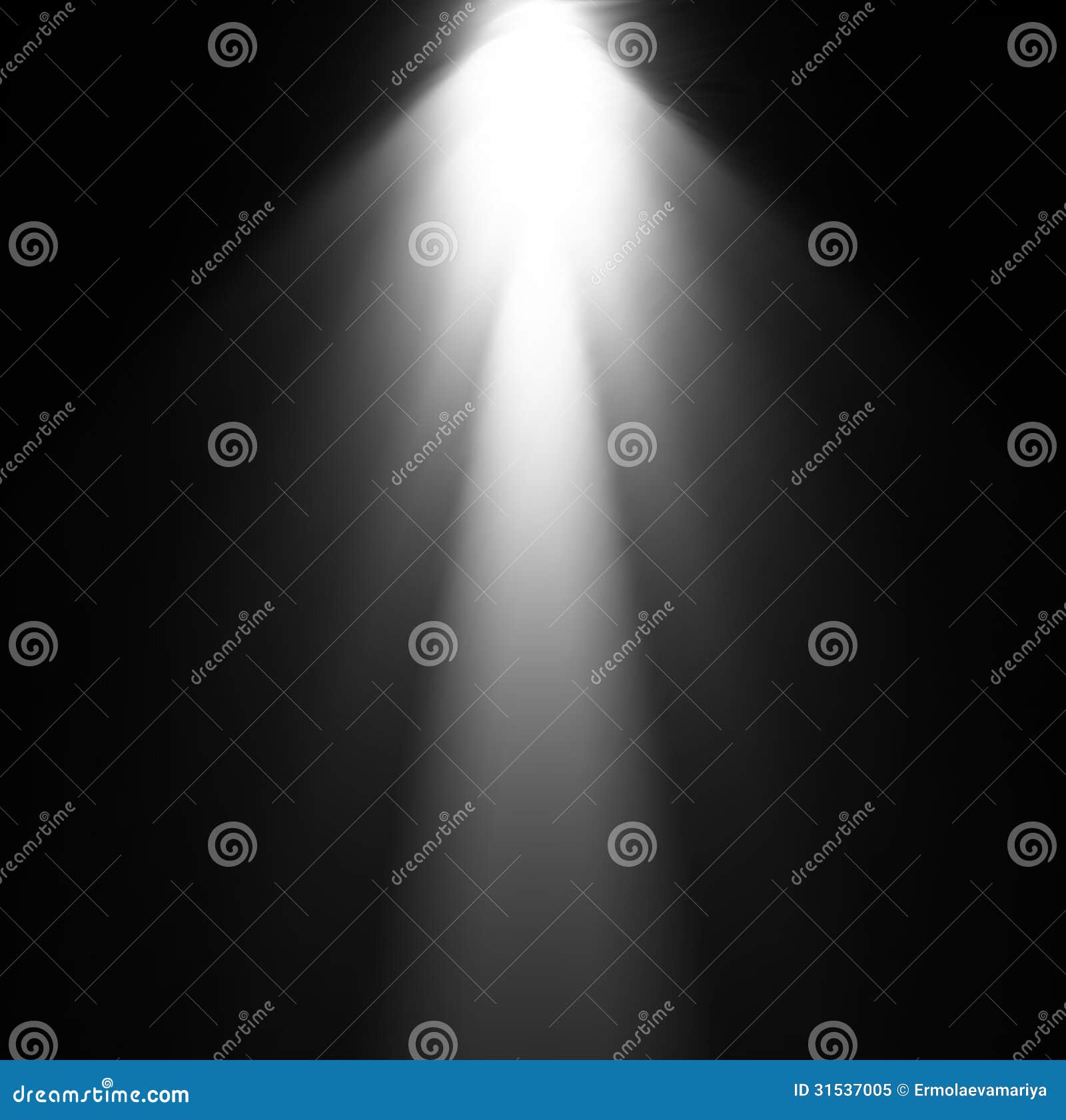 Light Beam from Projector. Vector Illustration Stock Vector ...