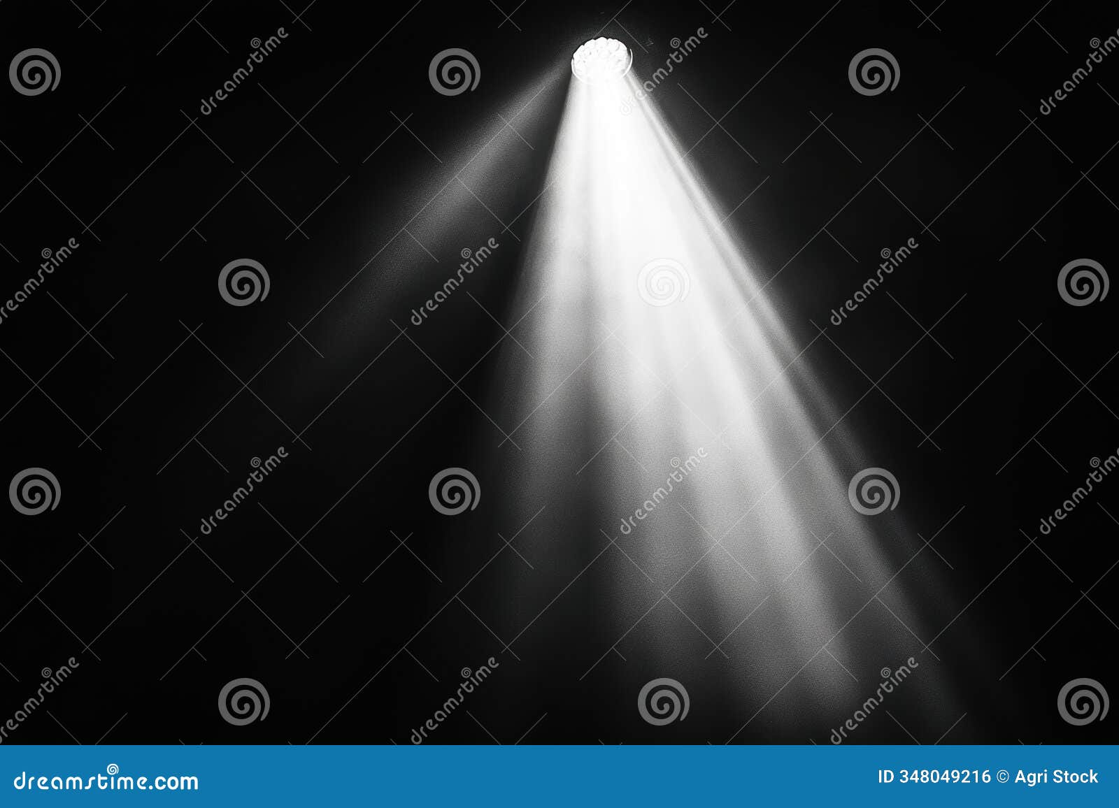 Light Beam Shining through a Small Hole in a Dark Room Stock ...