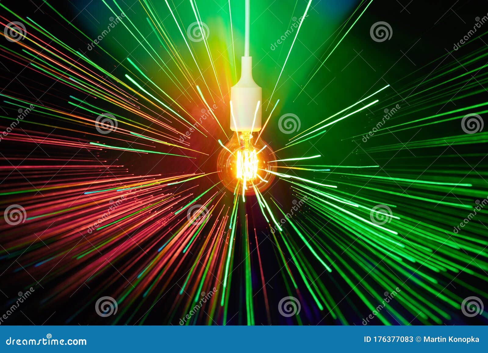 Light beams stock image. Image of energy, glow, effect - 176377083