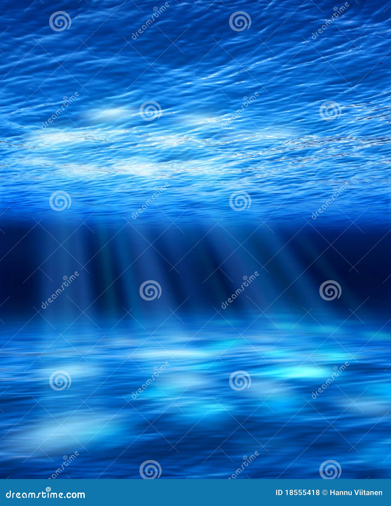 Light beams underwater stock photo. Image of turquoise - 18555418