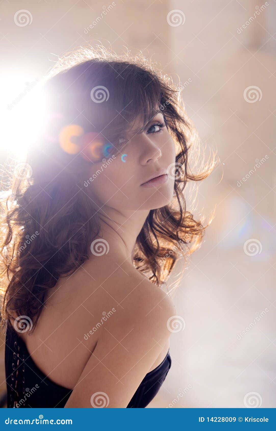 Light of beauty. stock image. Image of look, glamour - 14228009