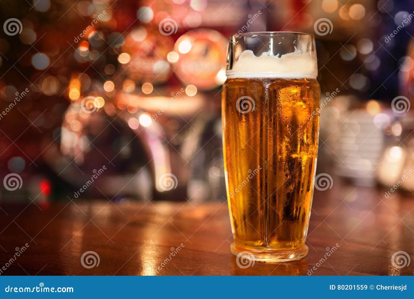 Light beer in glass stock image. Image of lager, entertainment - 80201559