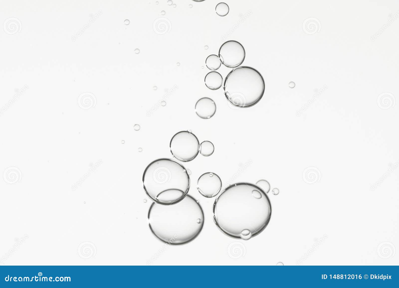 Light Gray Bubbles Flowing in Water Stock Photo - Image of nature ...