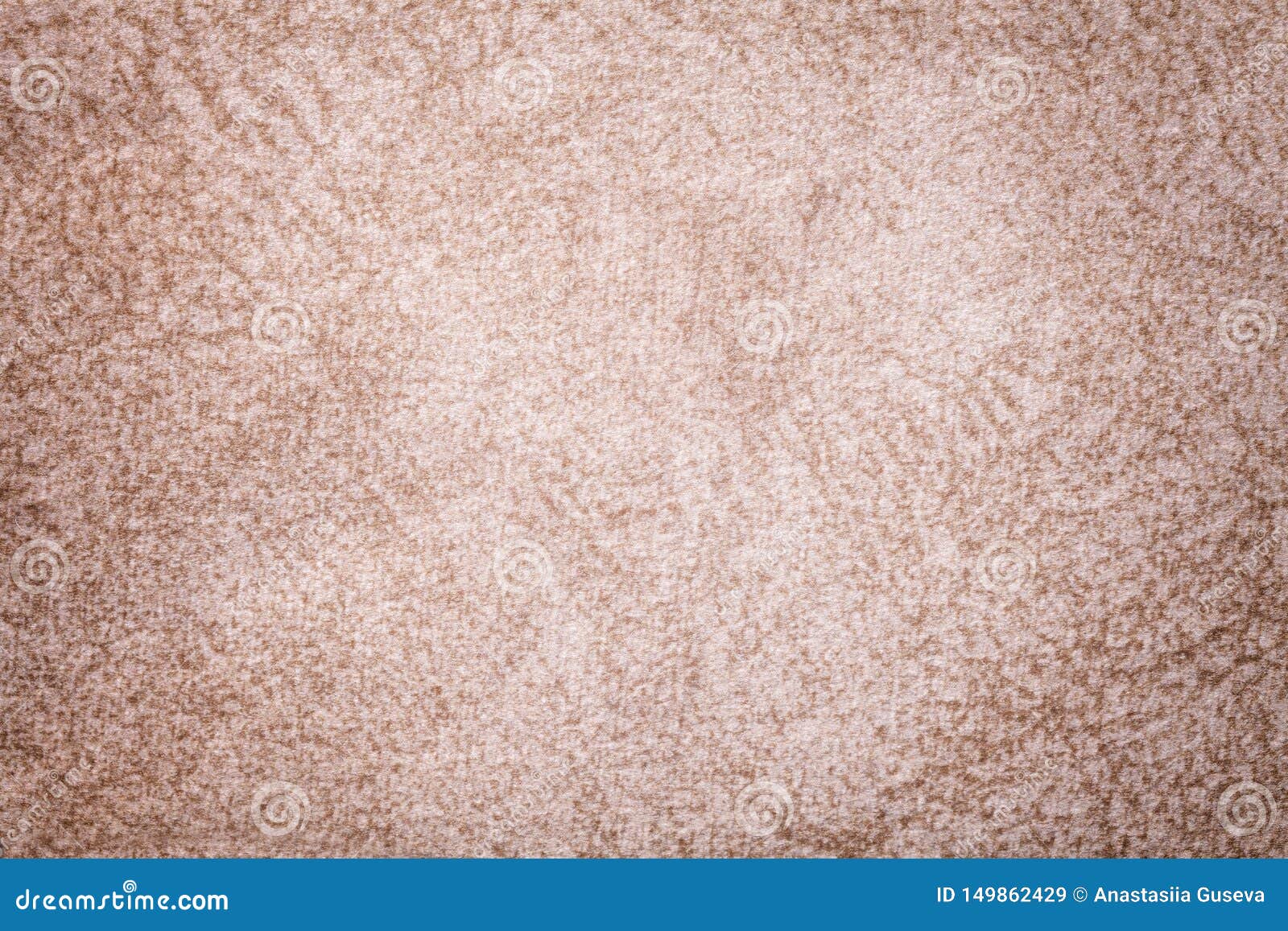 Light Beige Fluffy Background of Soft, Fleecy Cloth. Texture of Textile ...