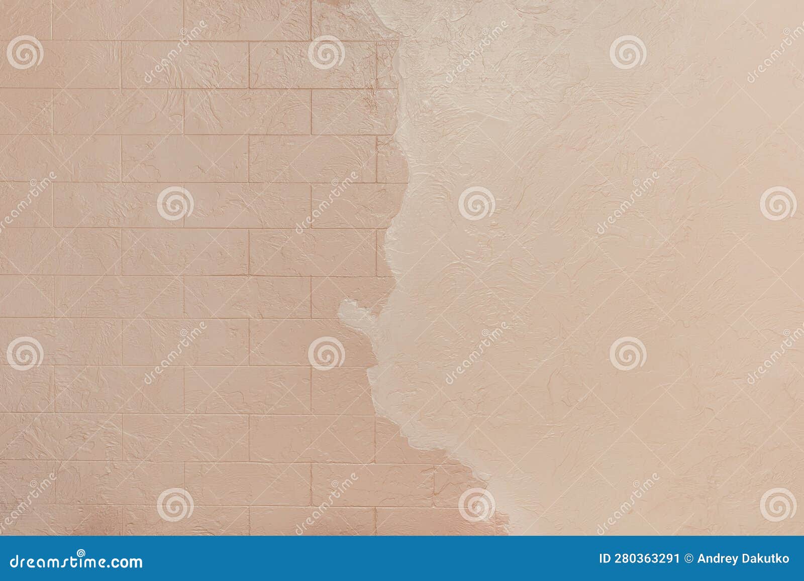 Light Beige Shade Surface Brick Abstract Wall Pattern Texture ...