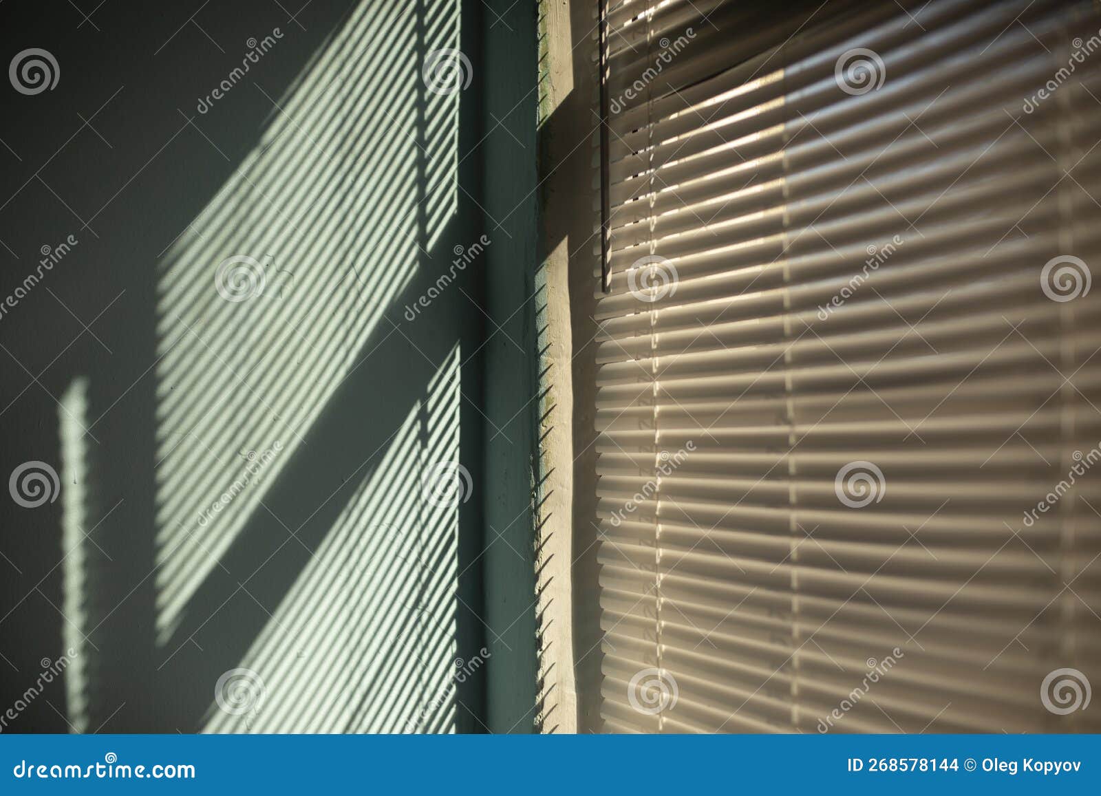 Light through Blinds. Light from Window Stock Photo - Image of bright ...