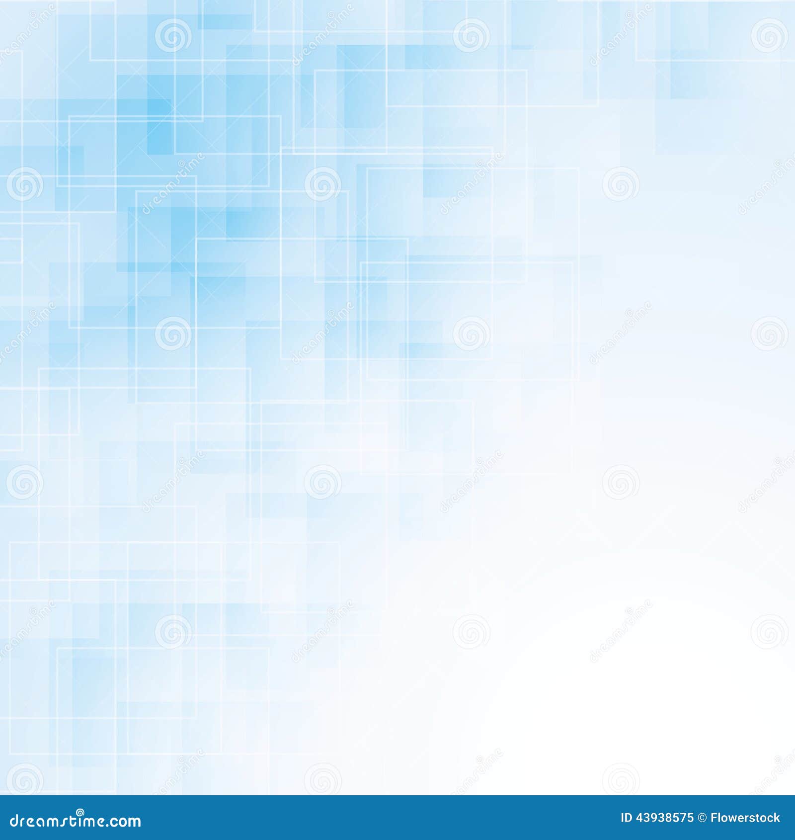 Light Blue Abstract Background with Transparent Sq Stock Vector ...
