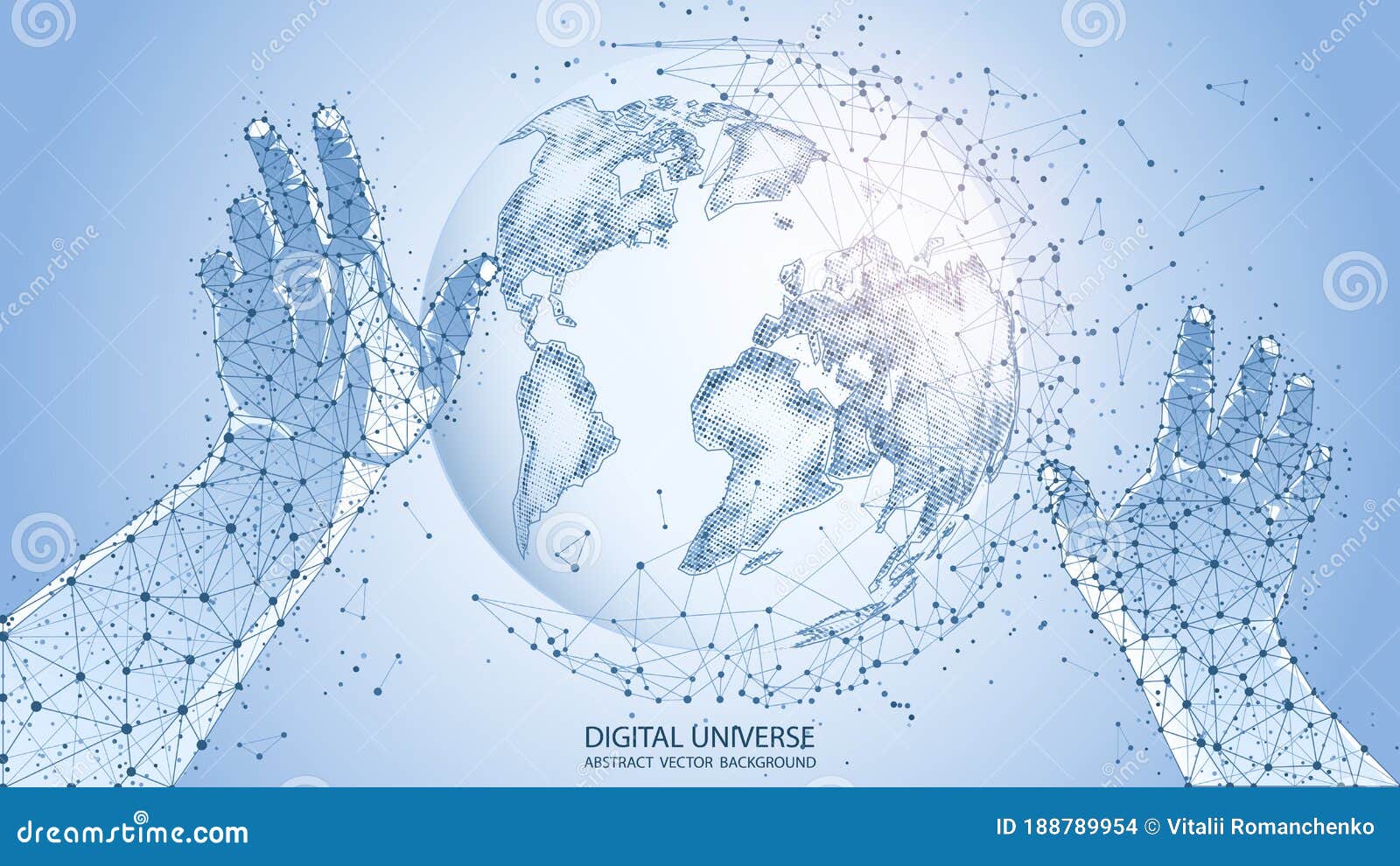 Light Blue Abstract Background. Vector. Stylish Futuristic Pattern. a ...