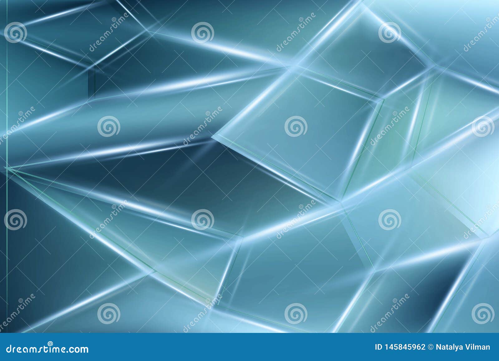 Light Blue Abstract Concept Polygonal Tech Background. Modern Backdrop ...