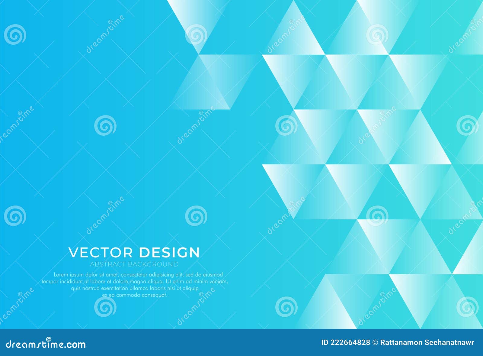 Light Blue Abstract Gradient Vector Background. Transparent White ...