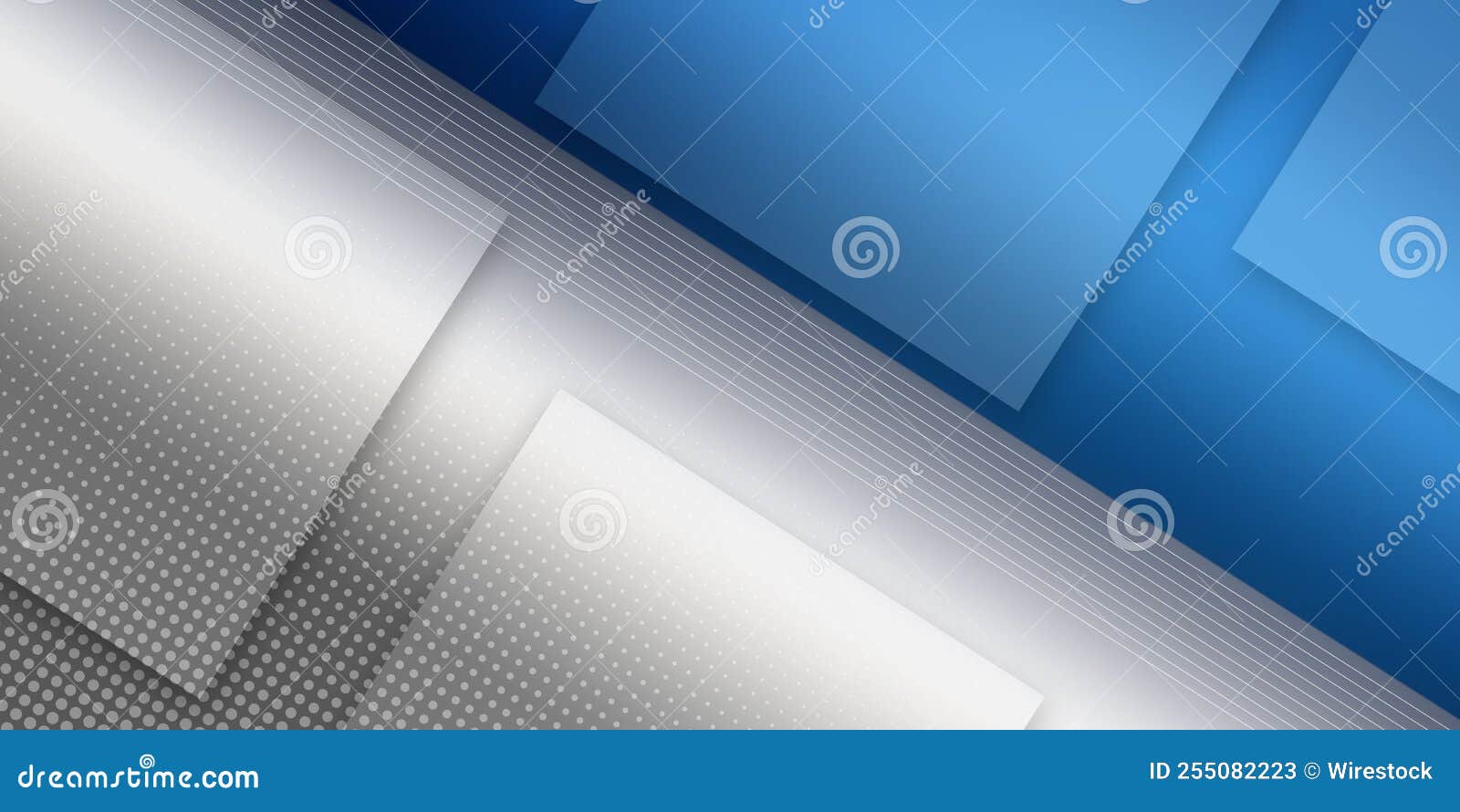 Light Blue Abstract Technology Background with Halftone on Blue ...