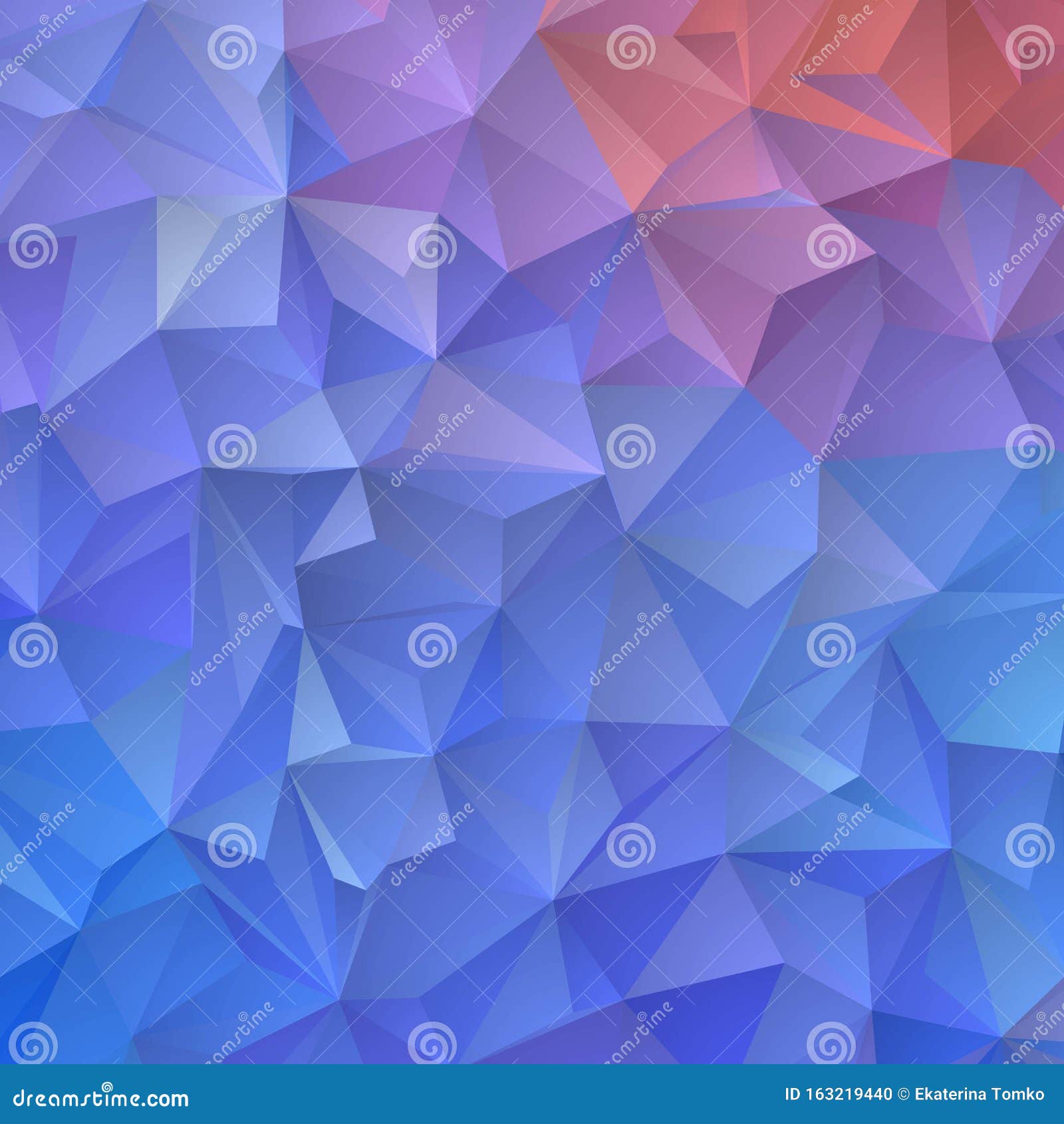 Light Blue Abstract Textured Polygonal Background. Blurry Triangle ...