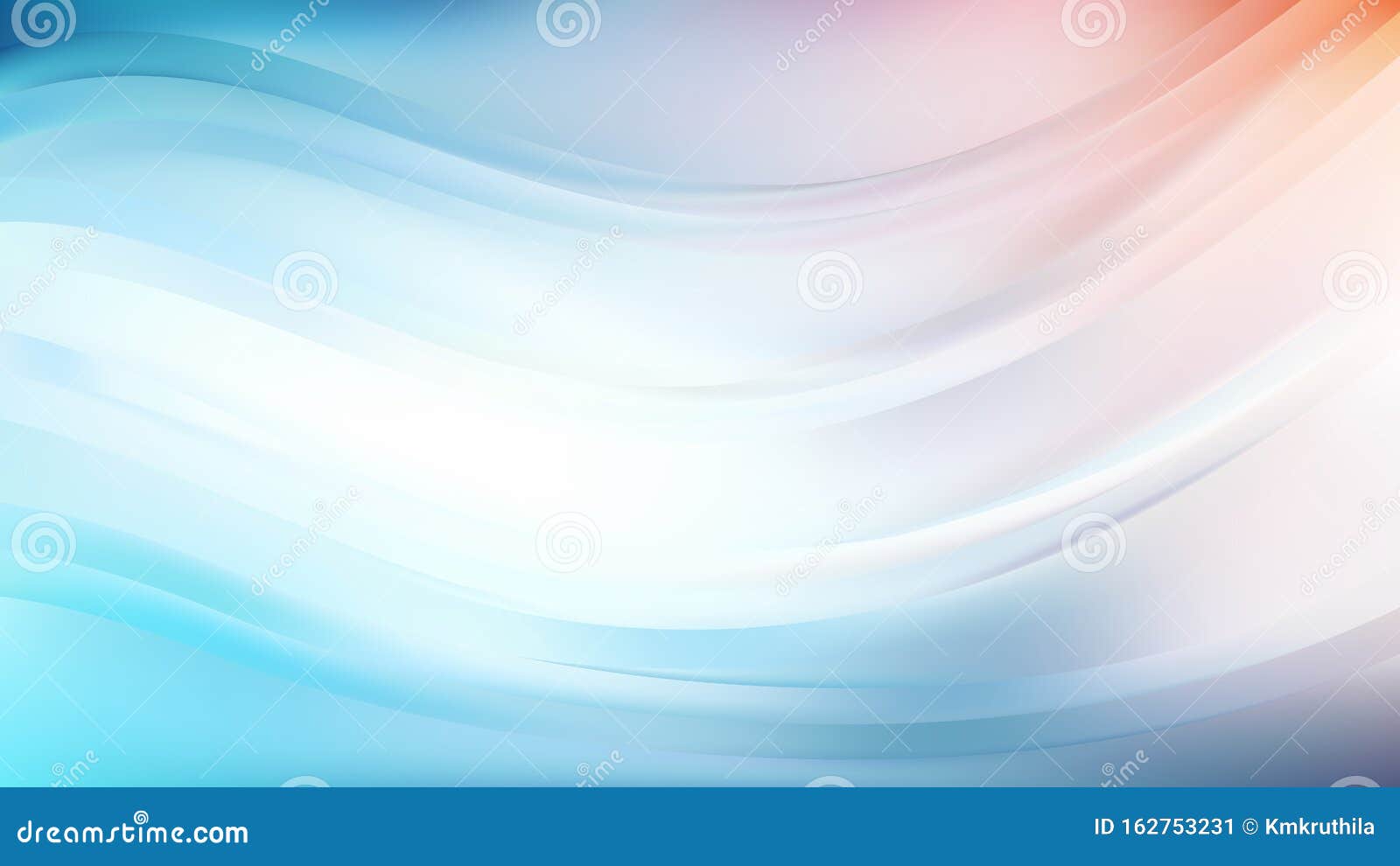 Light Blue Abstract Wave Background Stock Vector - Illustration of ...