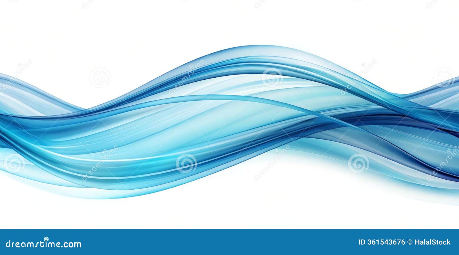 Light Blue Abstract Waves Design Stock Illustration - Illustration of ...