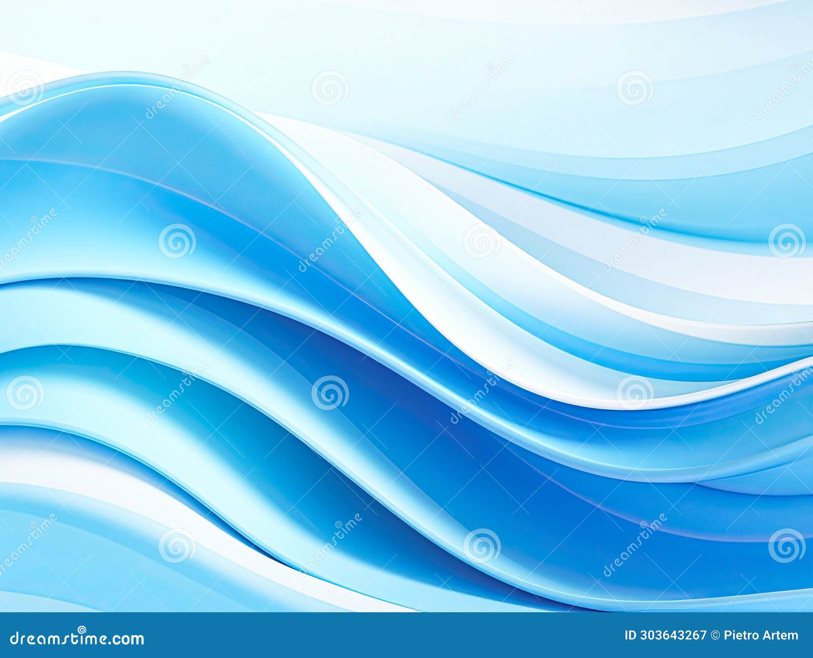 Light Blue Abstract Wavy Background Stock Image - Image of color ...