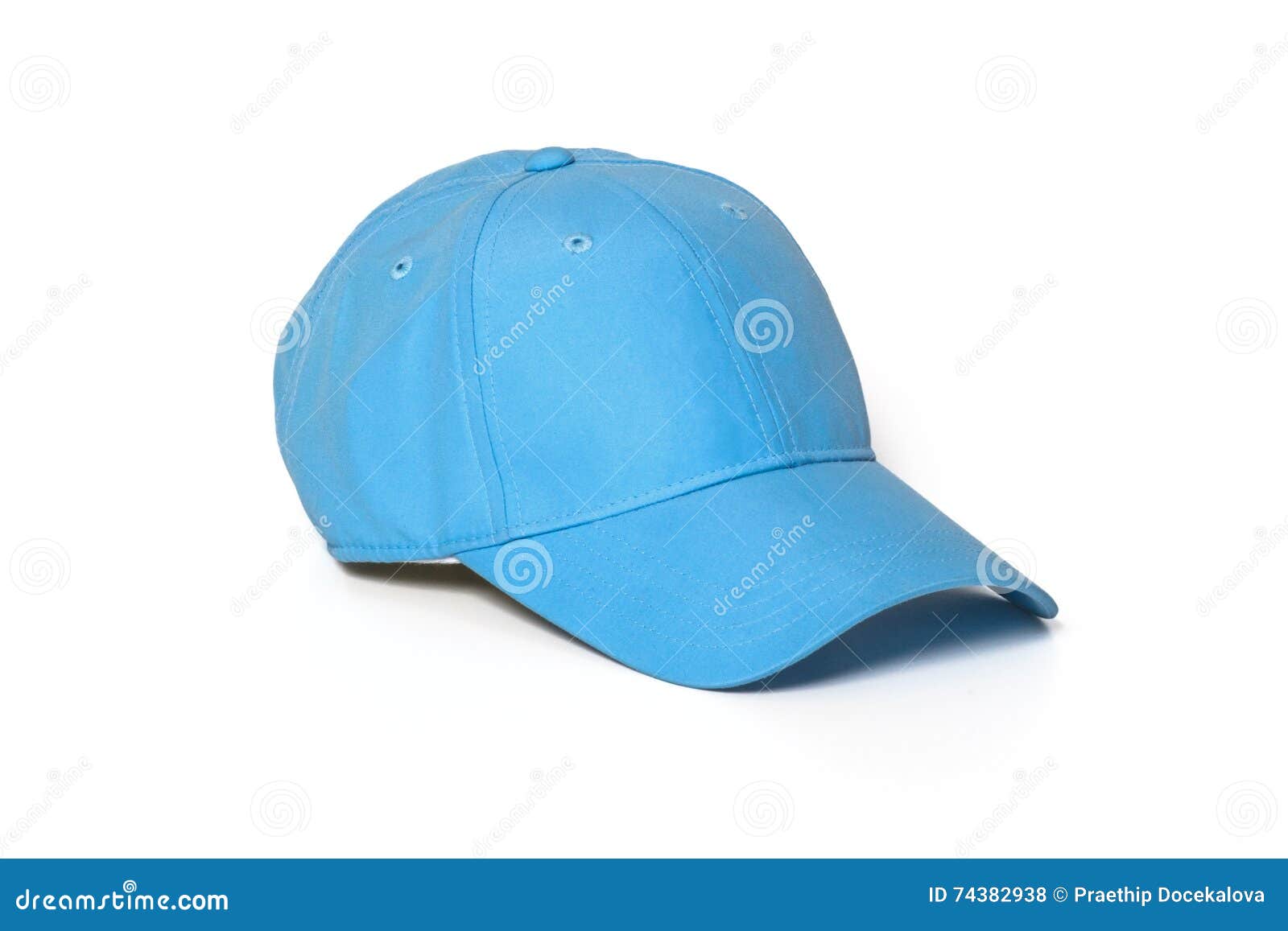 Light Blue Adult Golf or Baseball Cap Stock Photo - Image of baseball ...