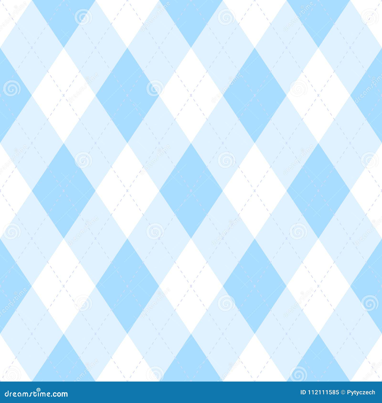 Light Blue Argyle Seamless Pattern Background.Diamond Shapes with ...