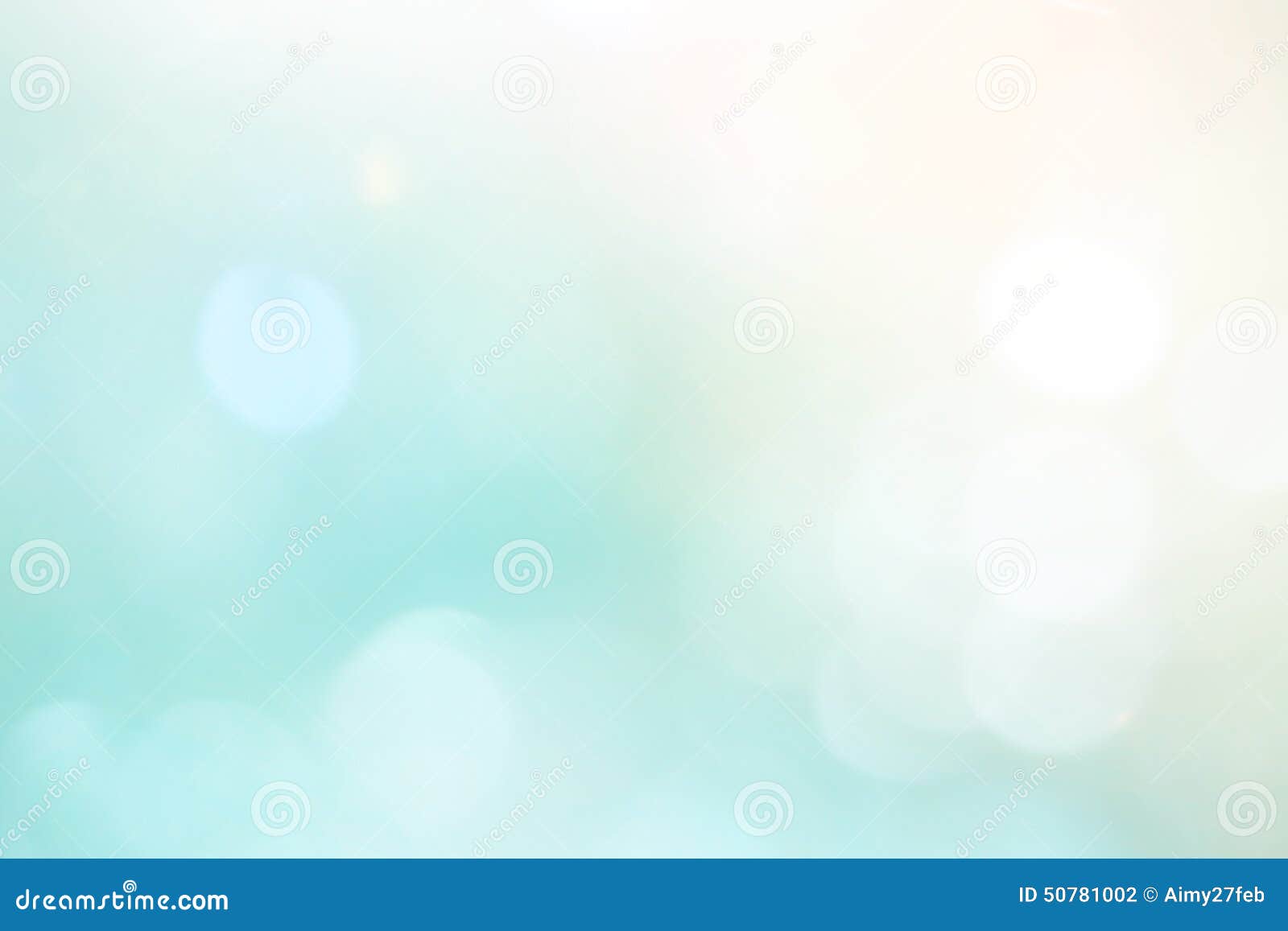 Light Blue Background Beautiful Bokeh Stock Photo - Image of color ...