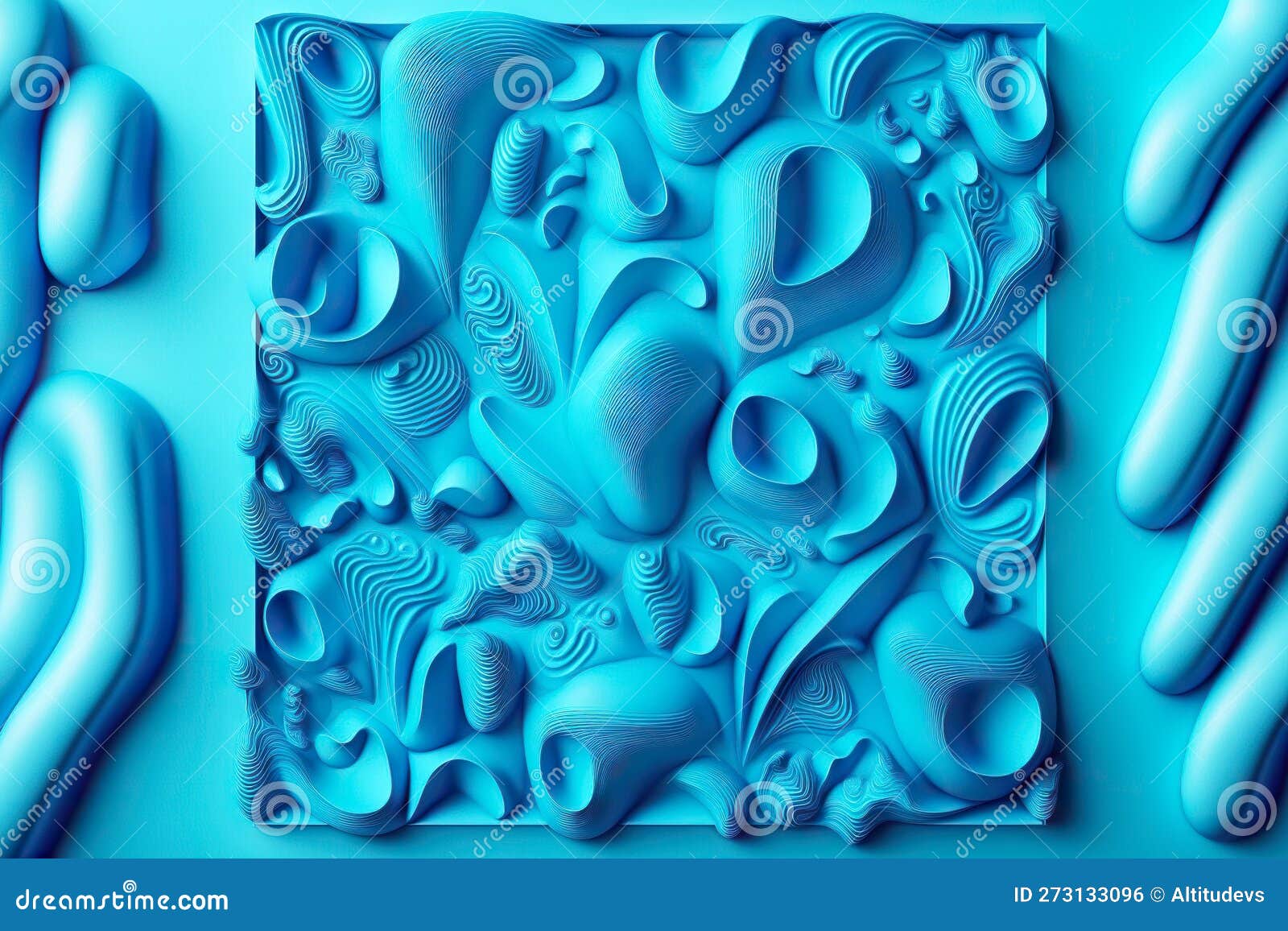 Light Blue Background for Design with Plasticine Texture Patterns Stock ...