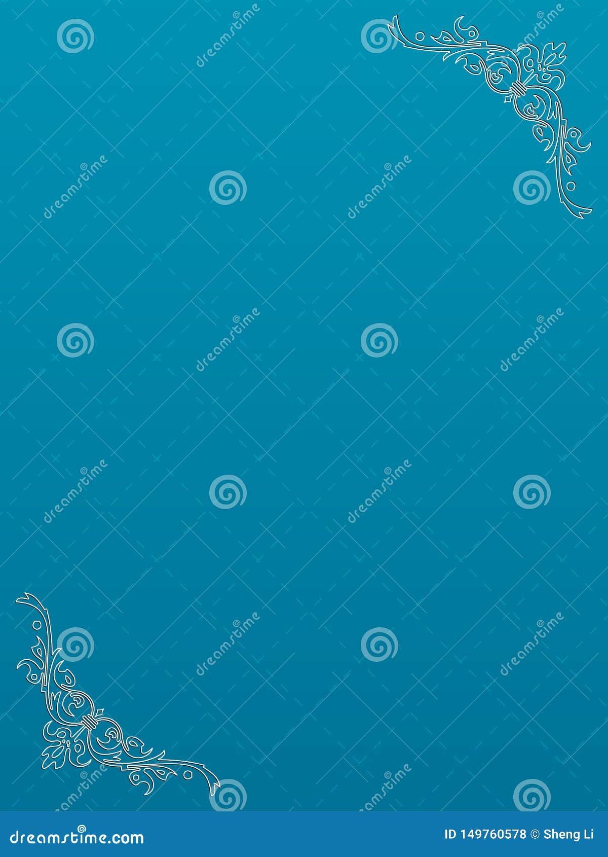 A Light Blue Background, Dotted Line Stock Vector - Illustration of ...